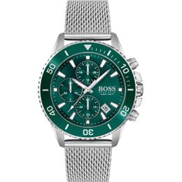 BOSS WATCHES Herren Chronograph "Admiral 1513905", silber