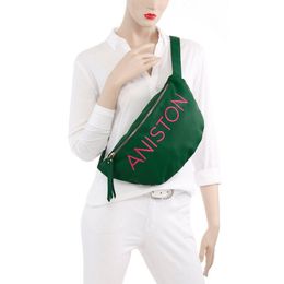 Aniston by BAUR Umhängetasche, mit gesticktem Schriftzug - NEUE KOLLEKTION, grün