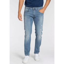 Replay Slim-fit-Jeans ANBASS, blau