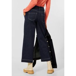 Cecil Slim-fit-Jeans Middle Waist, blau