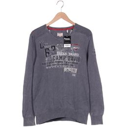 CAMP DAVID Herren Pullover, grau