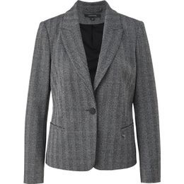 comma, Blazer, Reverskragen, Paspeltaschen, für Damen, grau, 42