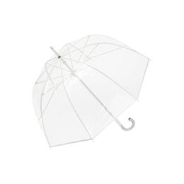 VON LILIENFELD Stockregenschirm Melina Glockenschirm Transparent Durchsichtig Hochzeitsschirm