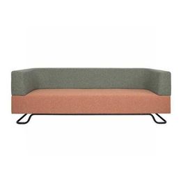 JVmoebel 3-Sitzer Zweifarbiges Sofa Grüner 3-Sotzer Polster Wohnzimmer Designer Couch