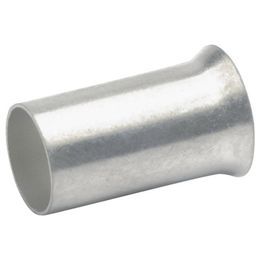 KLAUKE Aderendhülsen KLAUKE 7625V Aderendhülse 10 mm² Silber 100 St.