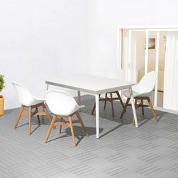IKEA HATTHOLMEN / FANBYN Tisch+4 Stühle/außen
