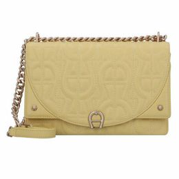 Aigner Diadora Umhängetasche Leder 25 cm garbanzo yellow