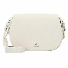 Aigner Ivy Umhängetasche M Leder 19 cm pearl white