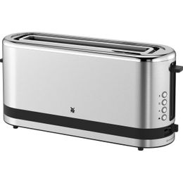 WMF Langschlitz-Toaster, Brötchenaufsatz, 900 Watt, silber