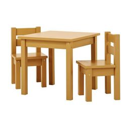 Tchibo Hoppekids Tisch-und-Stuhl-Set »Mads« - Gelb - Massivholz