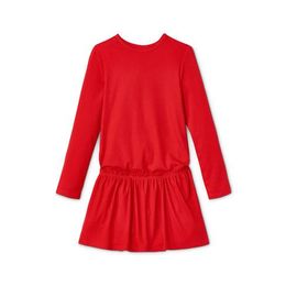 Tchibo Jersey-Rippkleid - Rot - Kinder - Gr.: 98/104