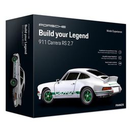 Franzis Verlag Porsche 911 Carrera RS 2.7 Build Your Legend Metall-Modellbausatz im Maßstab 1:24, inkl. Soundmodul und 72-seitigem Begleitbuch
