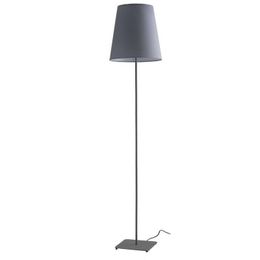Fan Europe - elvis Stehlampe mit konischem Schirm Grau, Lampenschirm aus Stoff 34x155cm