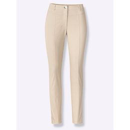 WITT Damen Bengalinhose mit aufgesetzten Ges&auml;&szlig;taschen, sand, Gr&ouml;&szlig;e 20