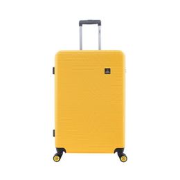 National Geographic Koffer Abroad, mit integriertem Aluminium-Trolley-System, gelb