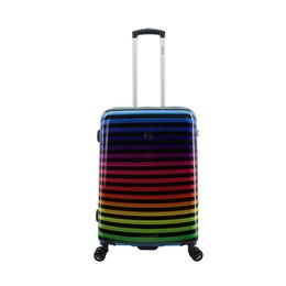 Saxoline® Koffer Color Strip, aus Polycarbonat-Material, bunt
