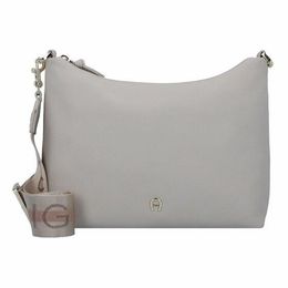 Aigner Zita Umhängetasche Leder 26,5 cm pearl white