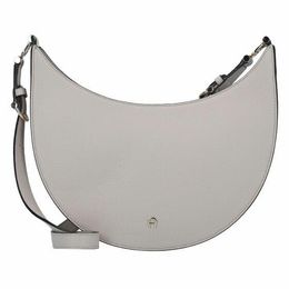 Aigner Delia Handtasche Leder 29.5 cm pearl white