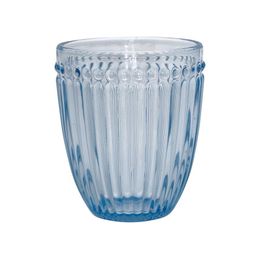 GreenGate Wasserglas Alice, 9,5 cm, Ø 8,5 cm, pale blue