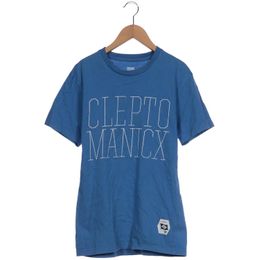 Cleptomanicx Herren T-Shirt, blau