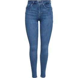 Only® Jeanshose, Waschung, für Damen, blau, M/32