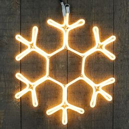 Gärtner Pötschke Premium-Neon-LED-Schneeflocke, 51 cm