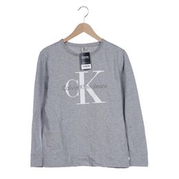 Calvin Klein Jeans Damen Sweatshirt, grau, Gr. 36