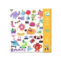 Djeco Sticker 160 Djeco Sticker für Kinder ab 4 Jahren mit tollen Motiven