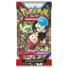 POKÉMON Sammelkarte Pokémon Karmesin & Purpur Base Set Booster Packung (deutsch)