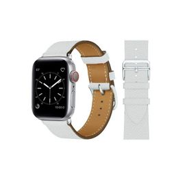 Widmann-Shop Smartwatch-Armband Kunstleder Band für Apple Watch 38/40mm 42/44mm 45mm 49mm Series 9 8 7