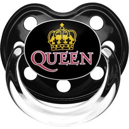 Queen Metal-Kids - Logo Schnuller schwarz