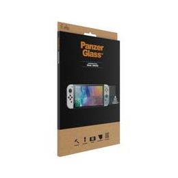 PanzerGlass Displayschutz, Schutzfolie transparent, Nintendo Switch OLED geeignet für: Konsole Kompatibel zu: Nintendo Switch OLED Beschaffenheit: Glänzend