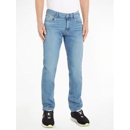 Tommy Jeans Straight-Jeans RYAN RGLR STRGHT im 5-Pocket-Style, blau