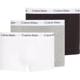 Calvin Klein Cotton Stretch Pants kurz, 3er-Pack, für Herren, grau, S