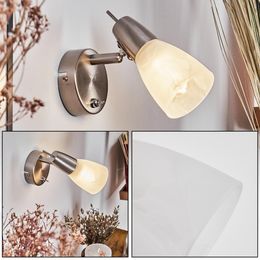 hofstein Lejsta Wandleuchte LED Nickel-Matt, 1-flammig