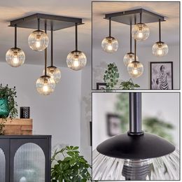 hofstein Chehalis Deckenleuchte Glas 10 cm Klar, 5-flammig