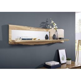 Wandregal Akazie 165x22x38 natur lackiert PURE ACACIA #706