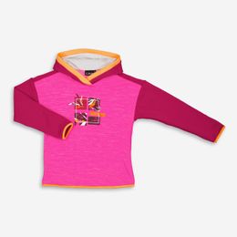 TK Maxx Pink-dunkelviolettes Fleece-Sweatshirt mit Kapuze