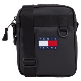 Tommy Jeans Mini Bag TJM DLY ELEV REPORTER, Herrenschultertasche Tasche Herren Umhängetasche, schwarz
