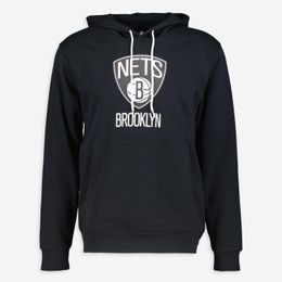 TK Maxx Schwarzer Kapuzenpullover mit Brooklyn Nets-Logo