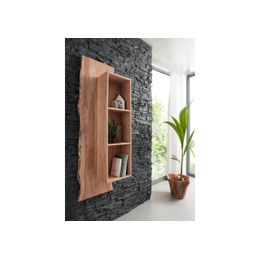 Wandregal Akazie 50x22x147 natur lackiert PURE ACACIA #101