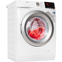 A (A bis G) AEG Waschmaschine "L7FBG61480" Waschmaschinen weiß Frontlader