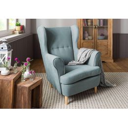 Ohrensessel 71x74x105 petrol SCANDI #109