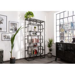 Regal Mango 100x40x202 grau lackiert HEAVY INDUSTRY #108