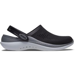 Crocs LiteRide 360 Clog, Sommerschuh, Gartenschuh, Poolslides, mit gepolsterter Innensohle, grau|schwarz