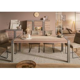 Esstisch Akazie 200x100x76 beige lackiert Amsterdam #115