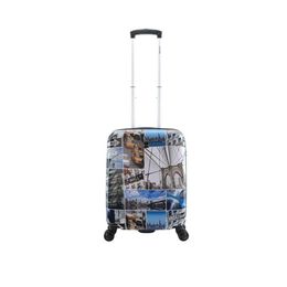 Saxoline® Koffer Brooklyn, mit praktischem TSA-Schloss, bunt