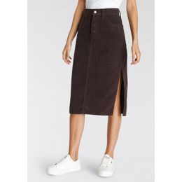 Levi's Levi's® Cordrock Side Slit Skirt, braun