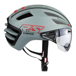 Casco Speedairo 2 Fahrradhelm mit Visier, M (Kopfumfang 54-59 cm), Infrared