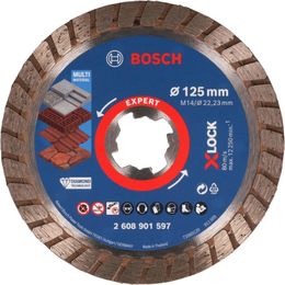 Bosch EXPERT MultiMaterial X-LOCK Diamanttrennscheiben, 22,23 x 2,4 x 12 mm 125 - 2608901597